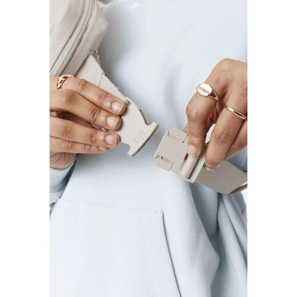 BEIS | Bags | Nwt Beis X Lonely Ghost Belt Bag Crossbody In Ghost White ...